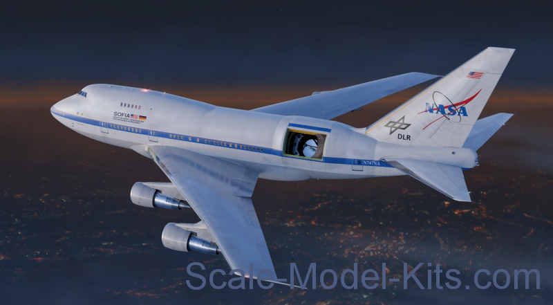 Boeing 747SP SOFIA-AMP plastic scale model kit in 1:144 scale (amp ...