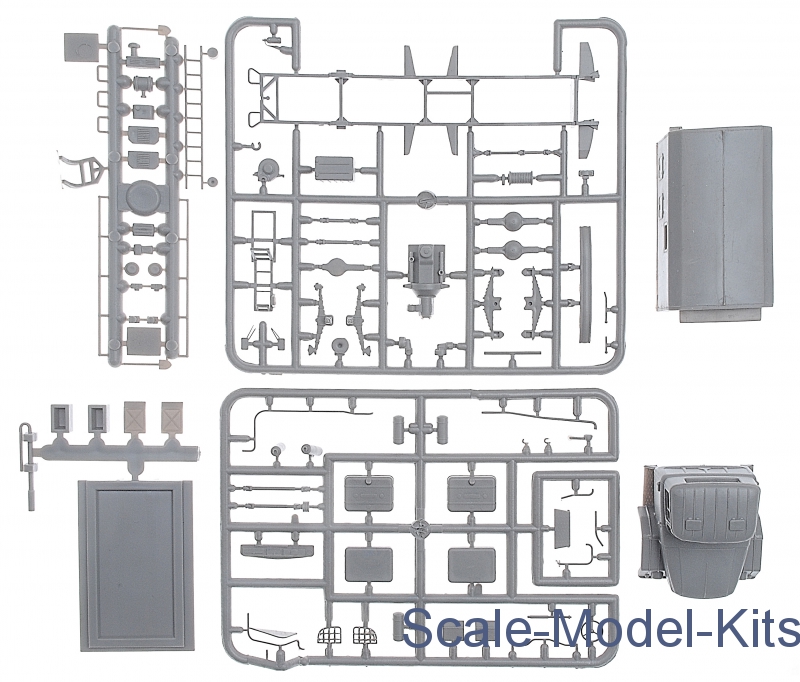 Zil-131 Soviet command truck-ICM plastic scale model kit in 1:72 scale ...