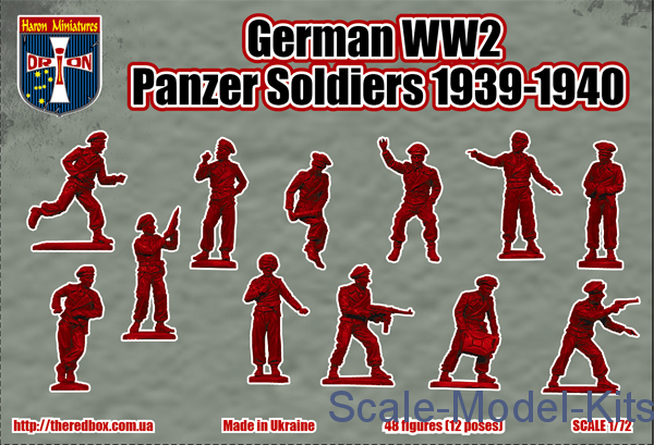 German WW2 Panzer Soldiers 1939-1940-Orion plastic scale model kit in 1 ...